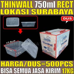 thinwall rect 750ml bening dus victory